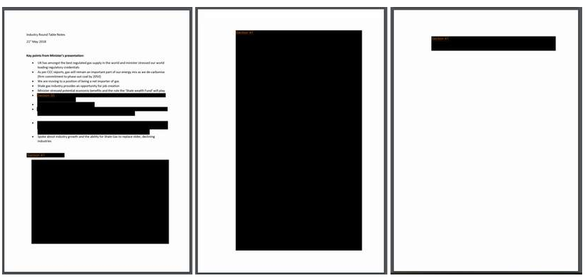 [REDACTED] Government Hides Details of Minister's Meeting with Fracking ...